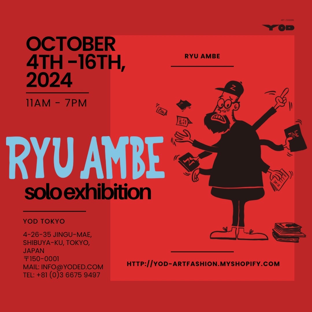 10月4-17日 RYU AMBE solo exhibitionのお知らせ | Childish Mind Designs, LLC